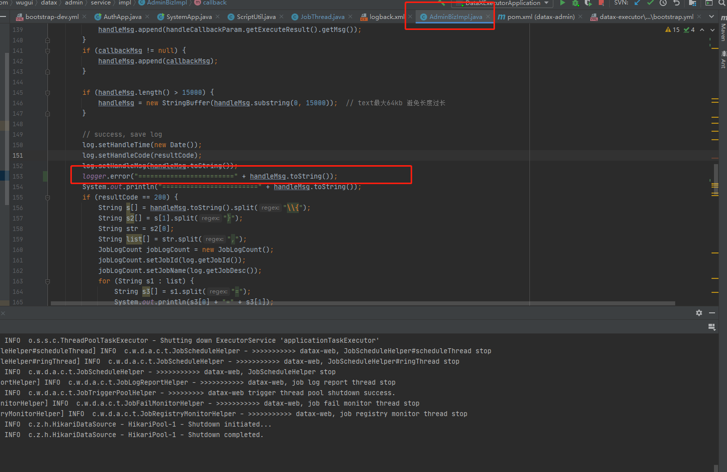执行普通shell命令报空指针异常 · Issue #292 · WeiYe-Jing/datax-web · GitHub