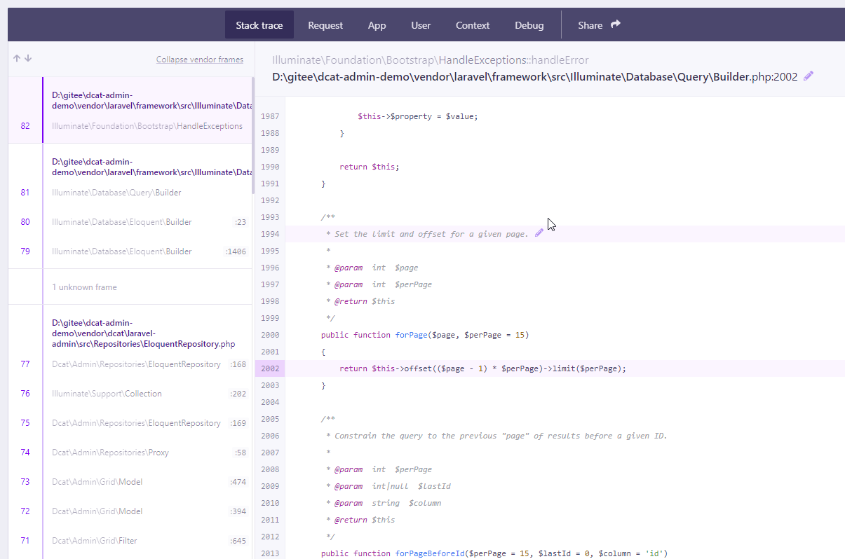 数据导出-报错-提示类型错误 · Issue #555 · jqhph/dcat-admin · GitHub