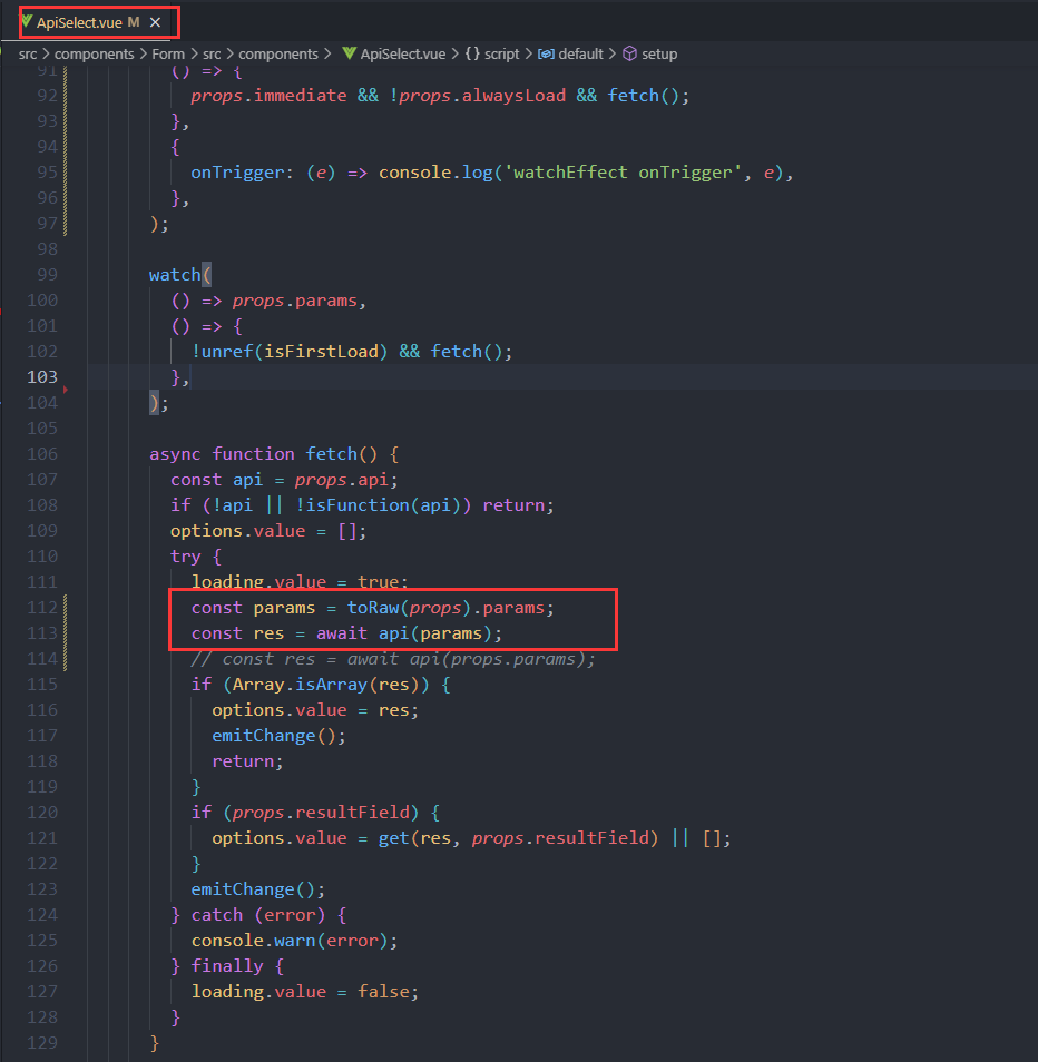 开启搜索区域的表格中，搜索框有ApiSelect的情况下，会导致表格的请求进入死循环 · Issue #2165 · vbenjs/vue-vben-admin · GitHub