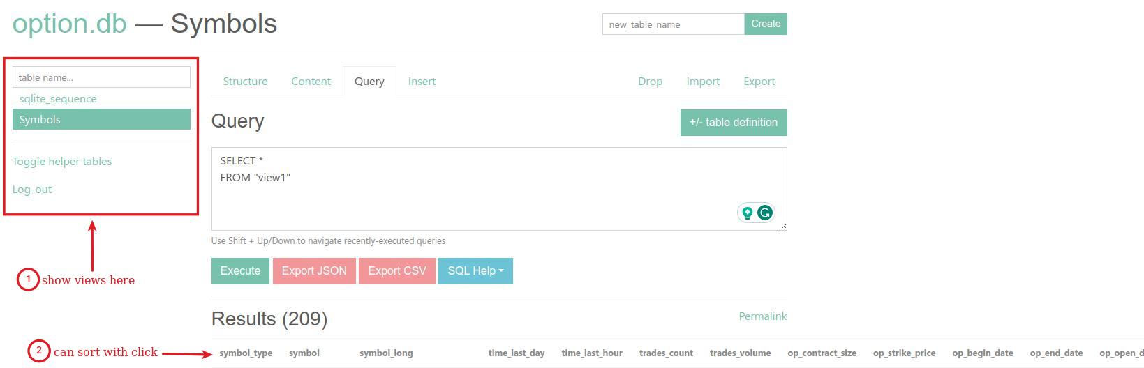Suggestion Features · Issue #126 · coleifer/sqlite-web · GitHub
