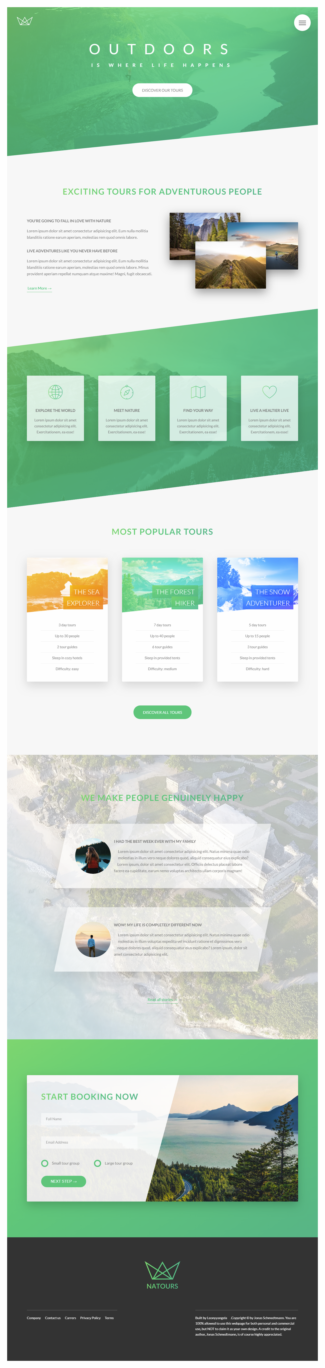 GitHub - leonyangela/minimalist-camping-site-design: Made using pure ...