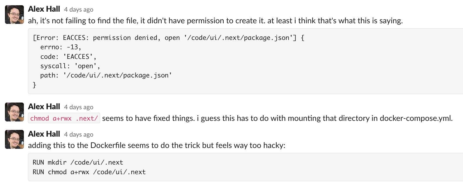 Permission denied when trying to enter the container · Issue #42 · oughtinc/ice · GitHub
