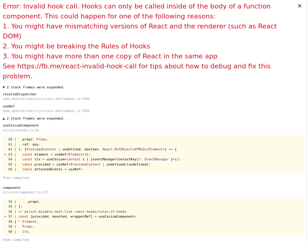 Building a React Component with a Resium Component · Issue #410 ...