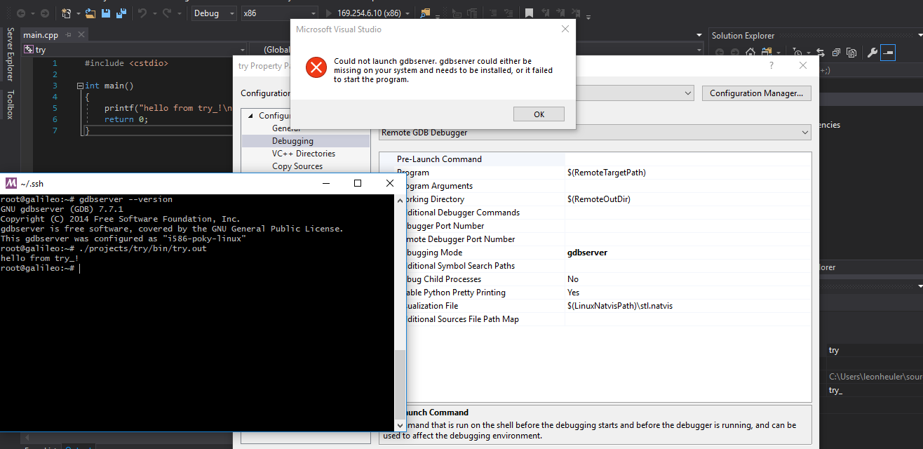 exception of type "Microsoft.Build.Linux.Shared.ExceptionTTY" was ...