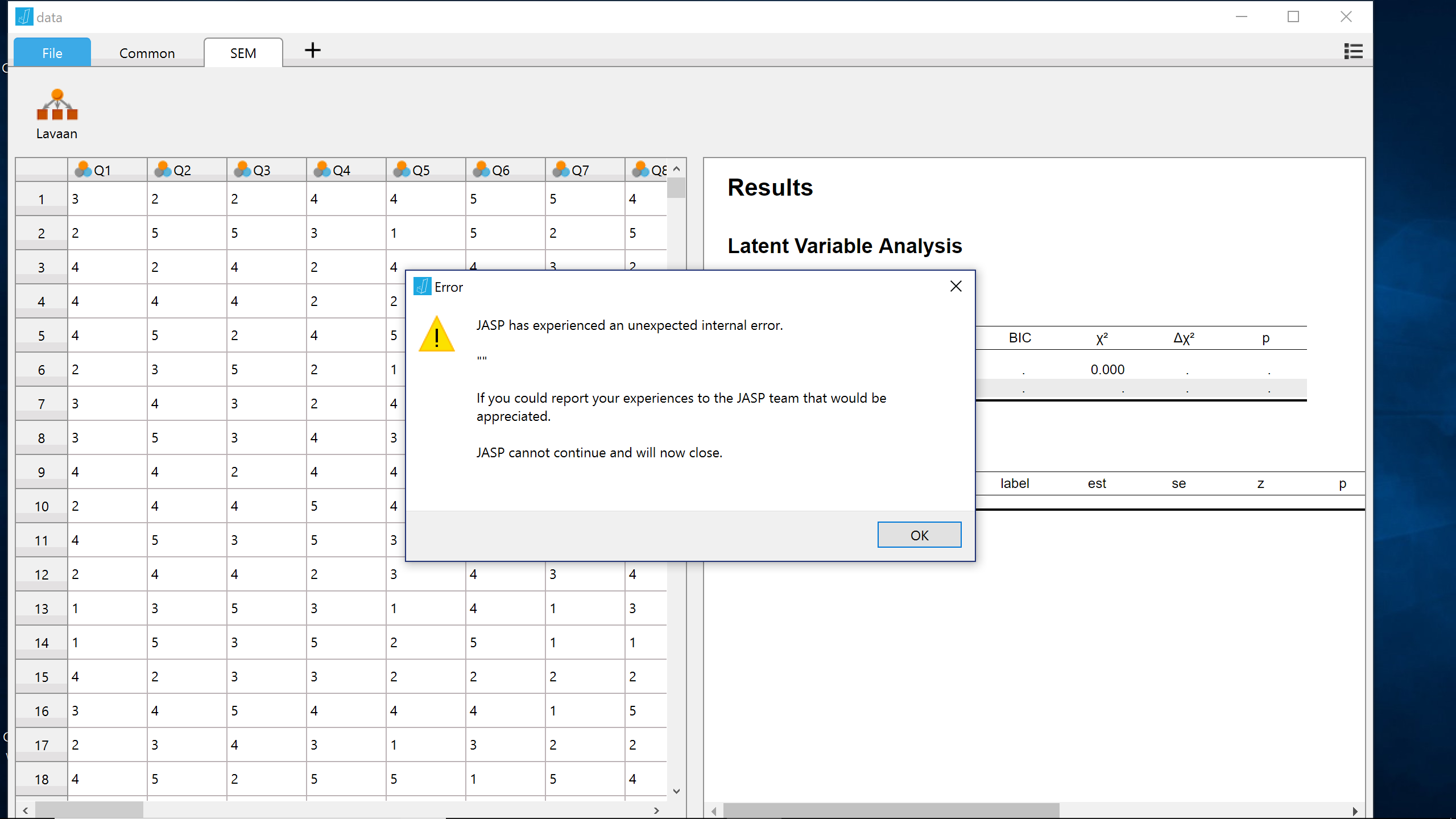 JASP crashes a · Issue #150 · jasp-stats/jasp-issues · GitHub