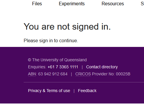 When I logout the feedback is confusing · Issue #12 · UQ-RCC/nimrod-portal · GitHub