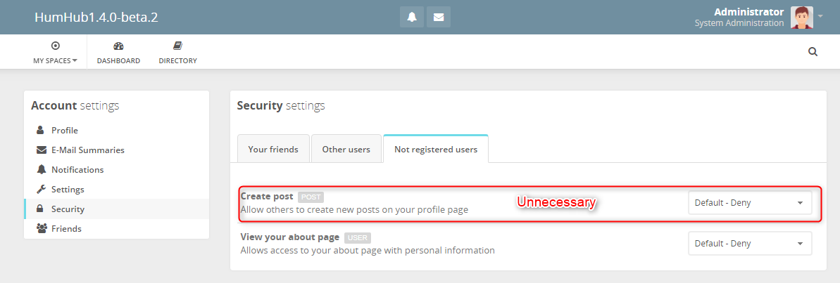 Unnecessary permissions for Post module guest users · Issue #3790 · humhub/humhub · GitHub