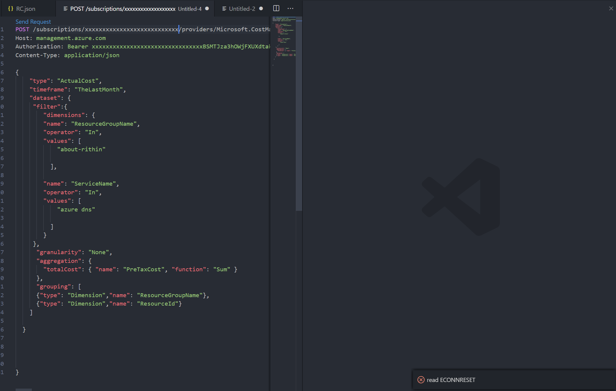 Unable To Send Request Getting Read Econnreset · Issue 531 · Huachaovscode Restclient · Github