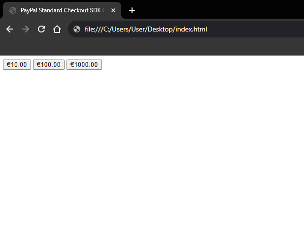 GitHub - AlexandrosGazis/PayPalHTML: PayPal Standard Checkout SDK client implementation