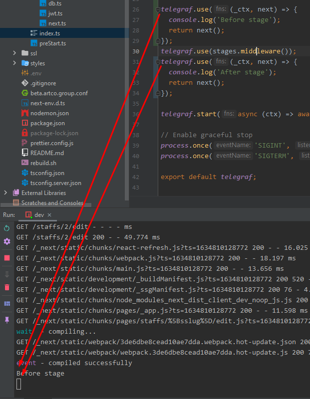 After stages.middleware does not work any middleware · Issue #1541 · telegraf/telegraf · GitHub