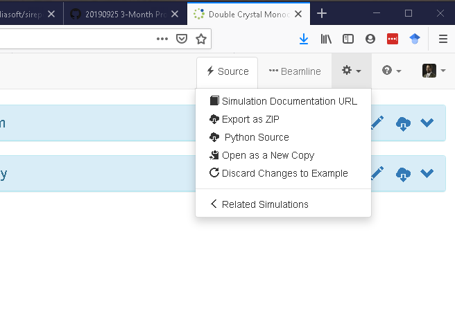 SRW: Reset examples to default? · Issue #2316 · radiasoft/sirepo · GitHub