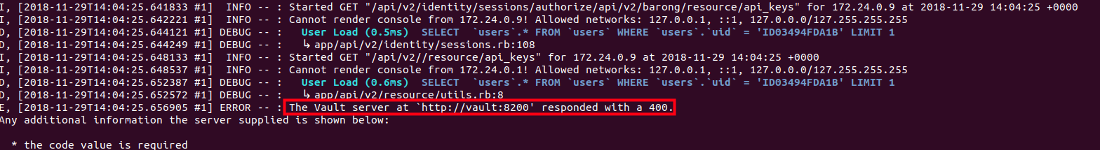 [Barong v2] Api_Keys endpoint response with `500 internal server error` · Issue #662 · openware ...