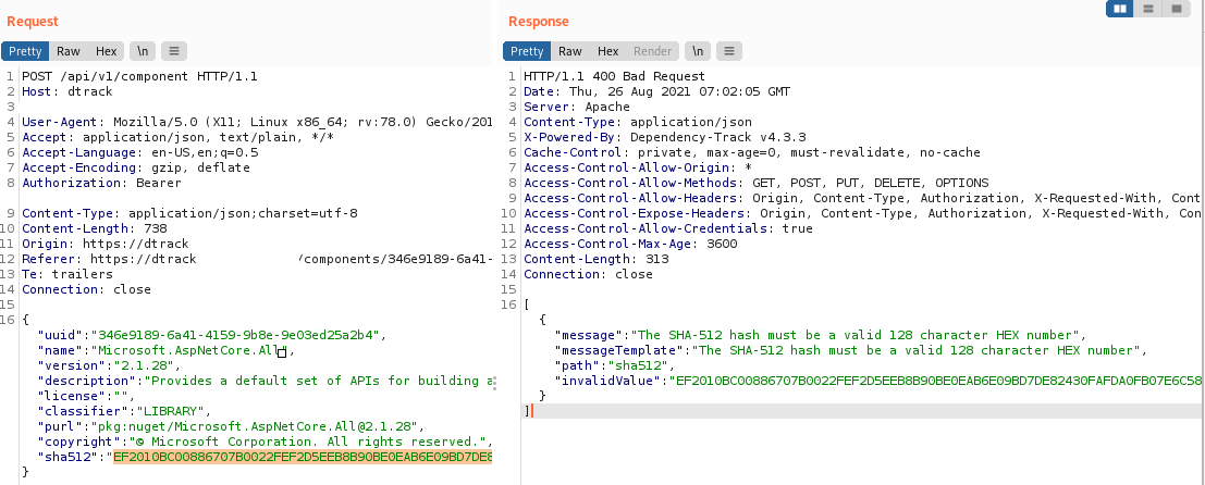 Component update is broken · Issue #1174 · DependencyTrack/dependency-track · GitHub