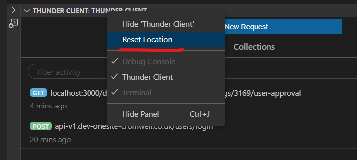Not Showing an Icon in Action Bar Of Thunder Client Extension in VS Code · Issue #617 ...