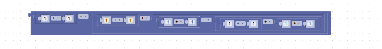 Ability to make block with infinite / unlimited inputs · Issue #4435 · google/blockly · GitHub