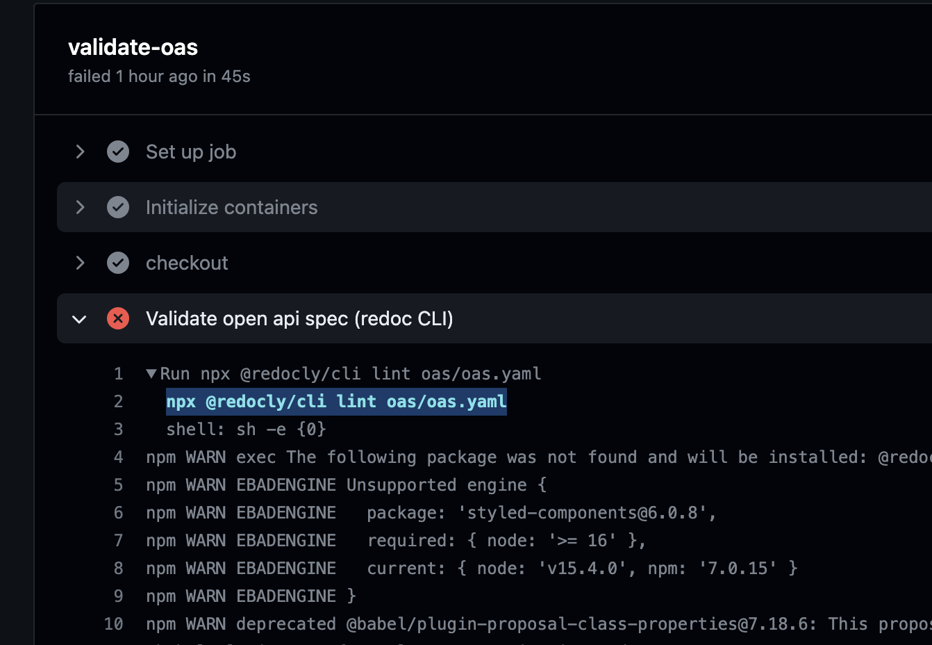 v1.1.0 fails to install with babel error · Issue #1262 · Redocly/redocly-cli · GitHub