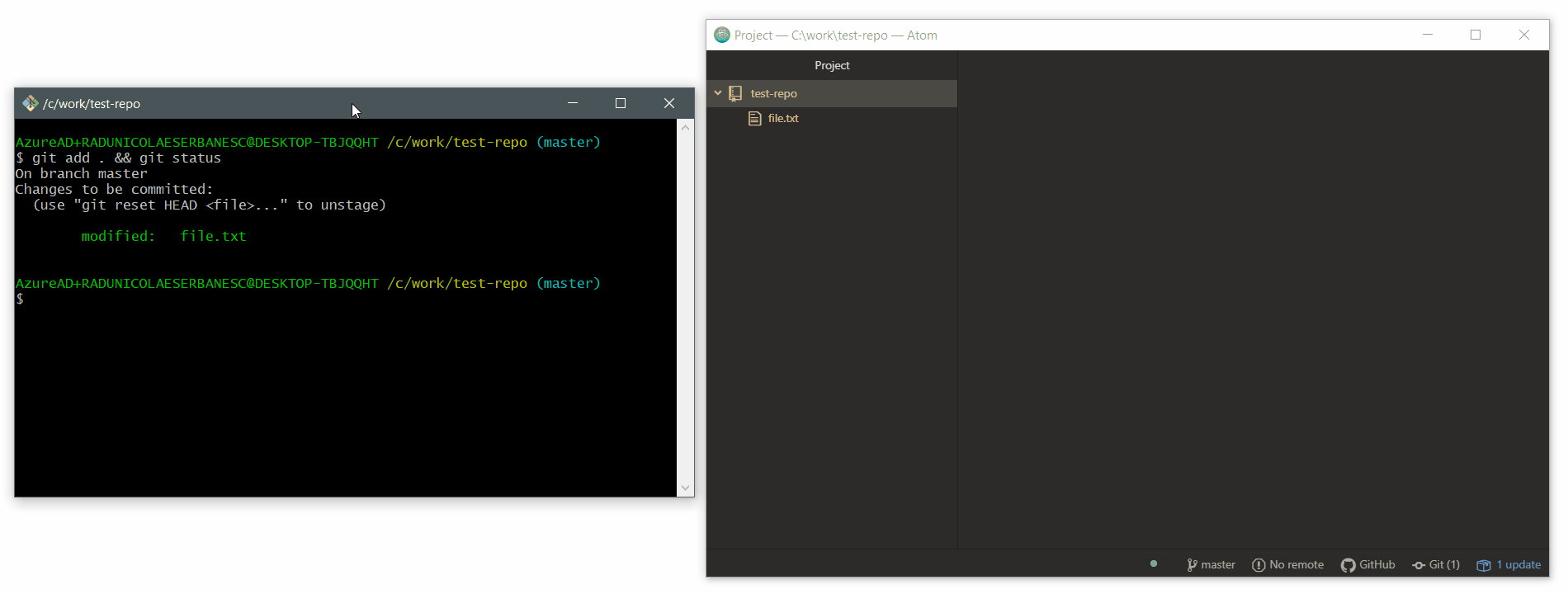 atom --wait works only after closing the window, not just the file tab · Issue #19849 · atom ...