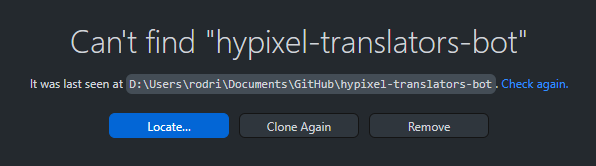 desktop cannot find previously cloned repos after update · Issue #14345 ...