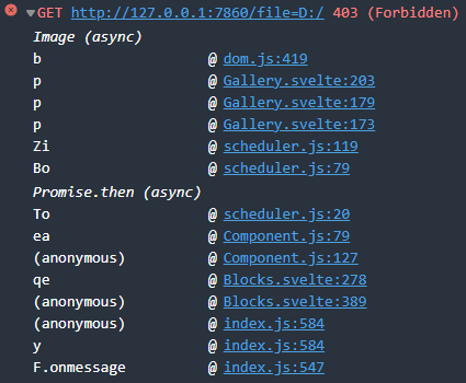 [Bug]: 403 Forbidden: images not appearing in browser after completion ...