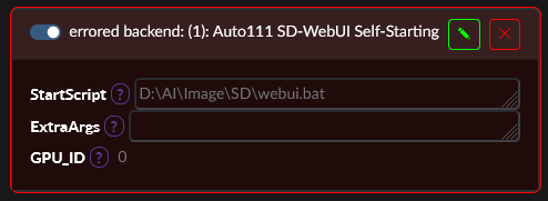 errored backend: (1): Auto111 SD-WebUI Self-Starting, automatic1111 error · Issue #103 ...