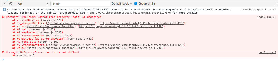 Doc site broken · Issue #150 · LinusBorg/portal-vue · GitHub