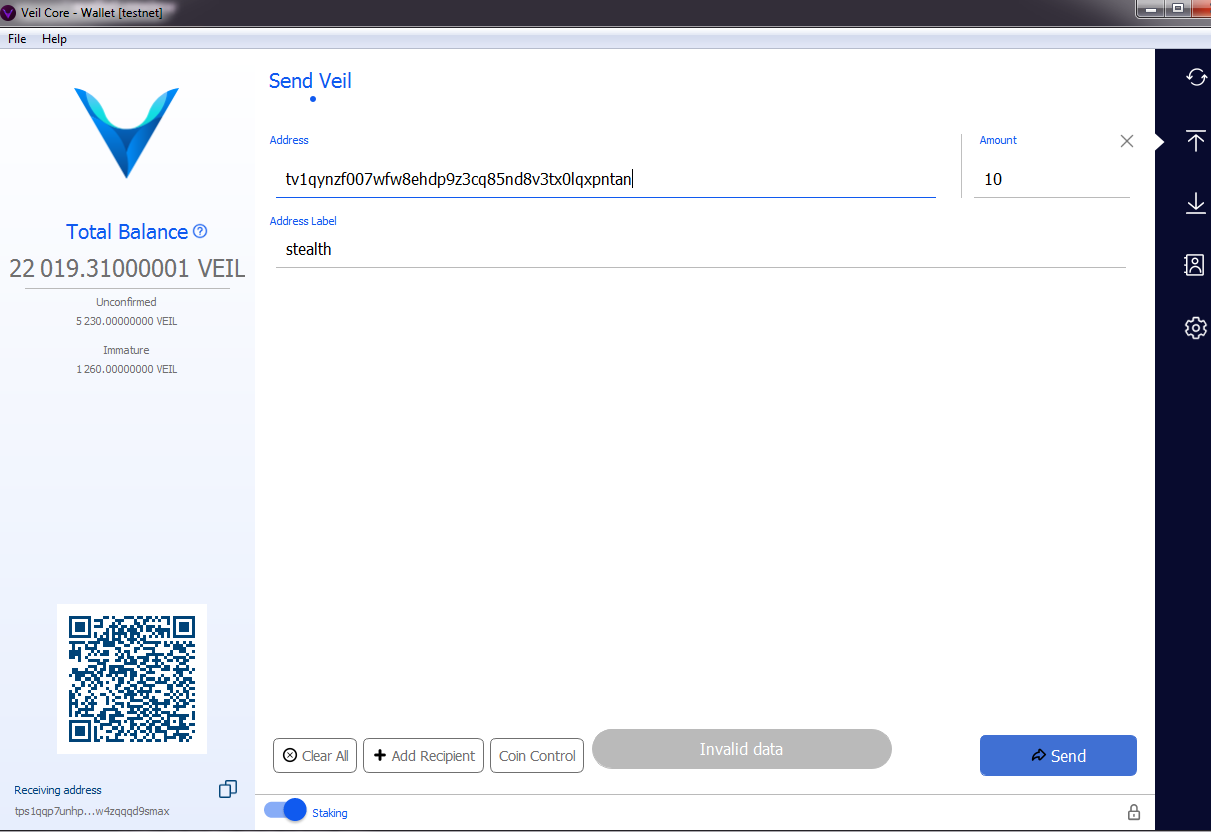 1.0.0.5 issues spending: A · Issue #176 · Veil-Project/veil · GitHub