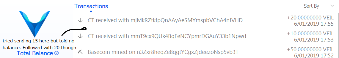 1.0.0.5 issues spending: A · Issue #176 · Veil-Project/veil · GitHub