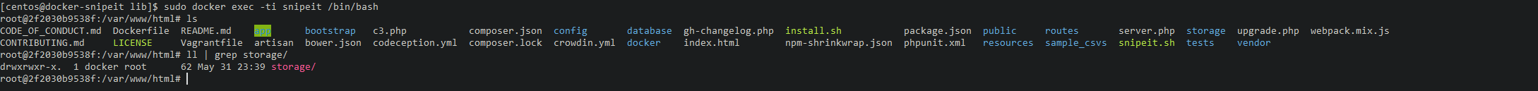 Error: (1/1) ErrorException file_put_contents(/var/www/html/storage/oauth-public.key): failed to ...