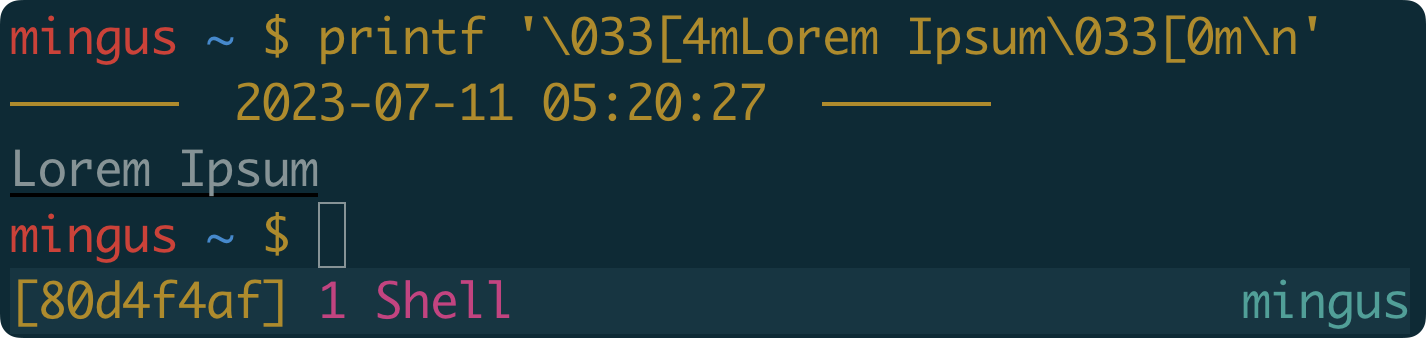 Underline Is Black When Underline Color Is Unspecified · Issue 3627 · Tmuxtmux · Github