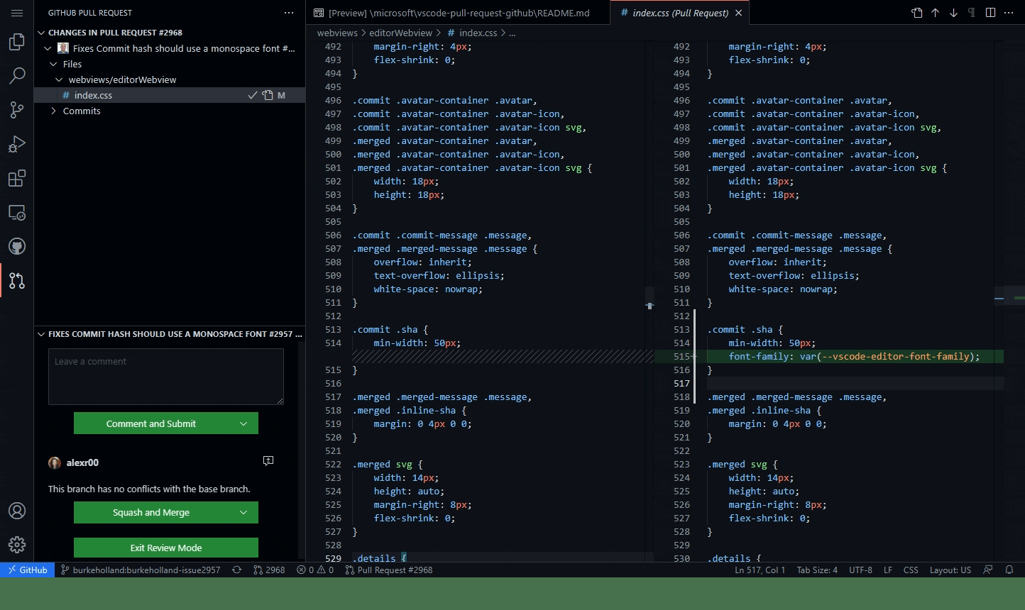 Cannot modify PR from fork using . interface · Issue #3001 · microsoft ...