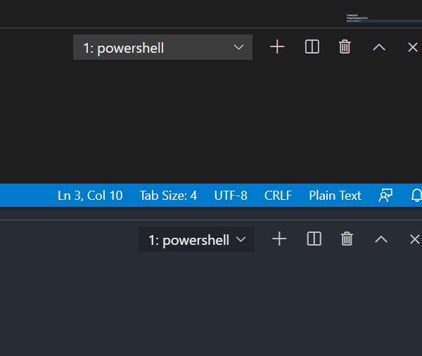 Terminal dropdown has shrunk · Issue #91750 · microsoft/vscode · GitHub
