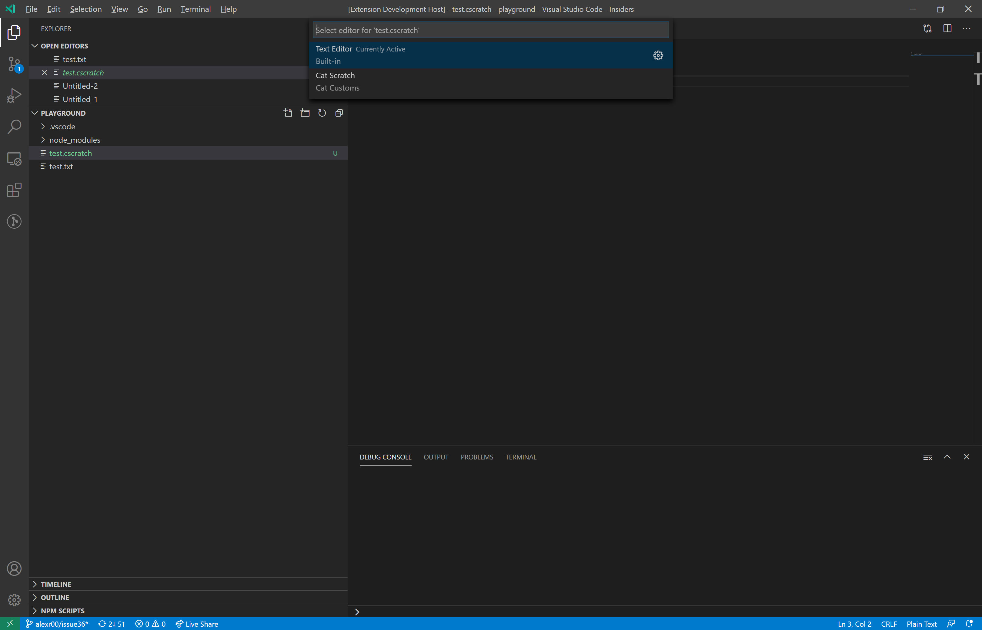 Open With For Custom Editors Doesnt Always Show Active · Issue 96591 · Microsoftvscode · Github
