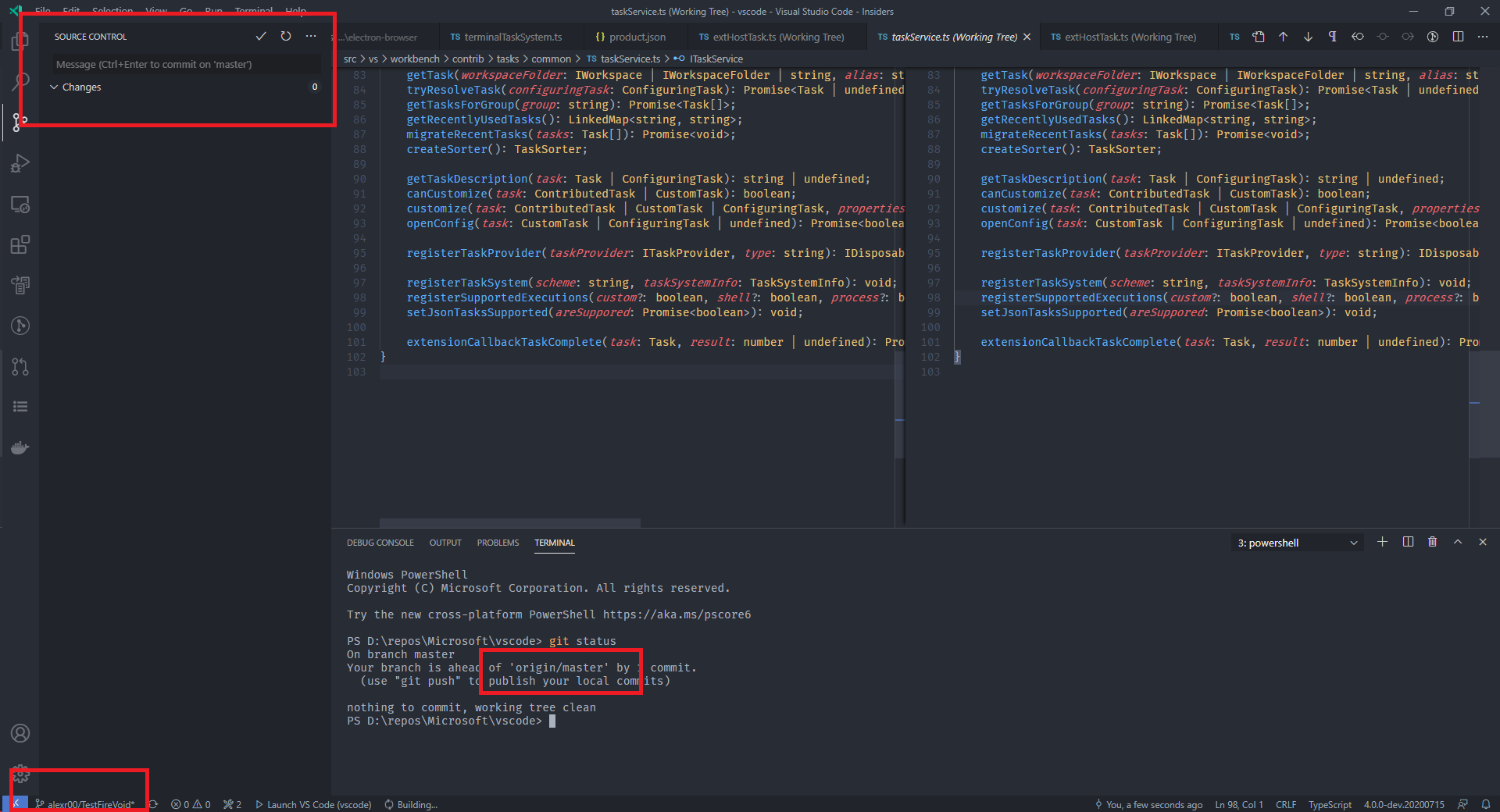 Branch From Closed Repository Shows In Status Bar · Issue 103144 · Microsoftvscode · Github
