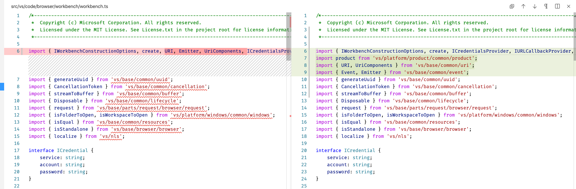Opening Diffs Shows Errors On The Left Side · Issue 2082 · Microsoft Vscode Pull Request Github