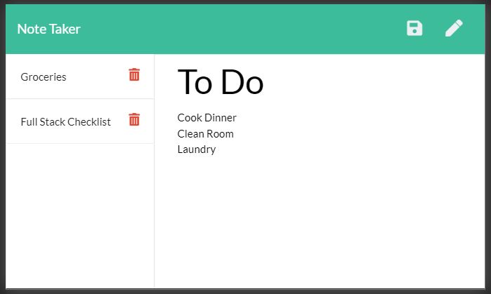 GitHub - Rogers-Development-Services/Note-Taker
