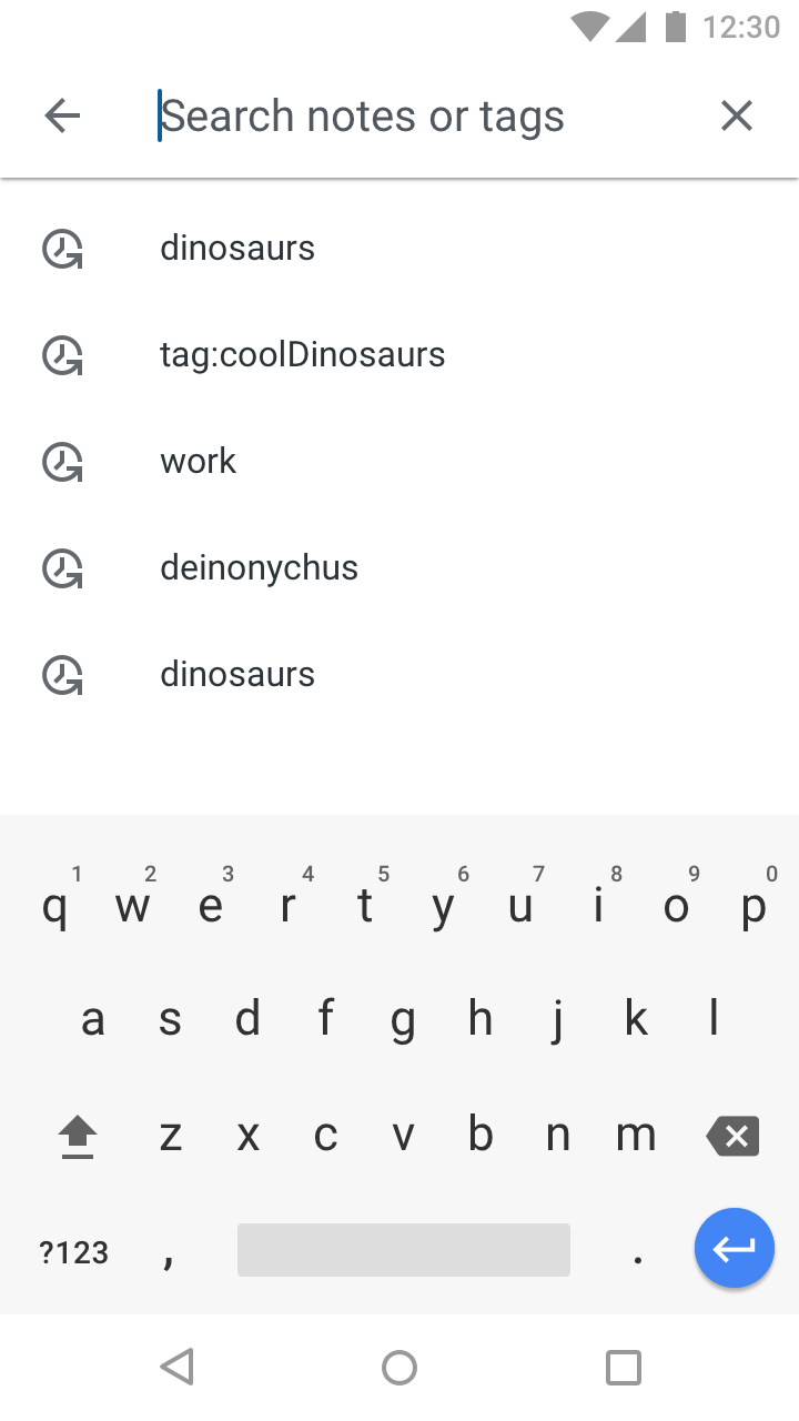 Search: Add Recent to Suggestions · Issue #844 · Automattic/simplenote-android · GitHub