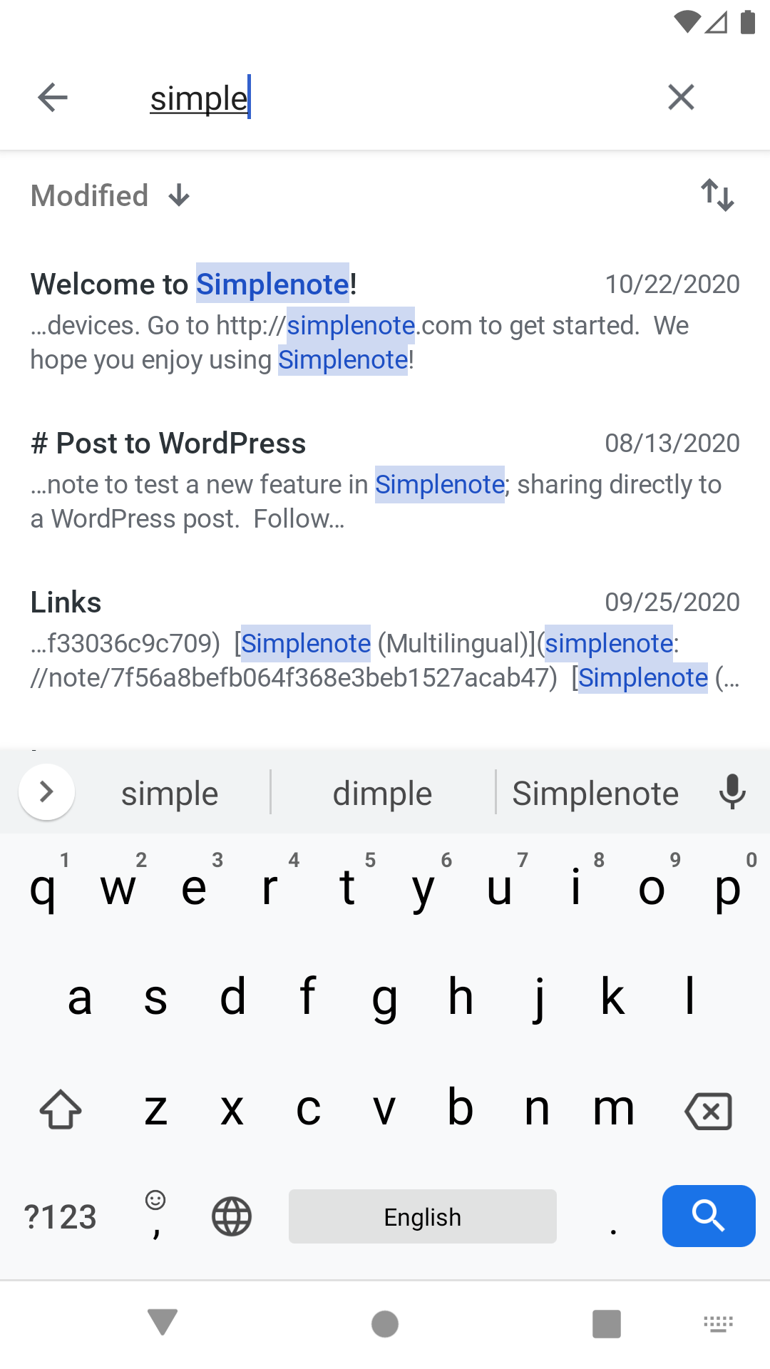 Search in Japanese is not accurate · Issue #1191 · Automattic/simplenote-android · GitHub