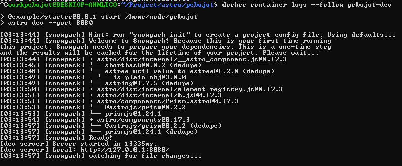 🐛 BUG: Astro Server Not Working in Docker Port Mapping · Issue #899 · withastro/astro · GitHub