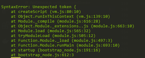 Unexpected token when installing package · Issue #5894 · puppeteer/puppeteer · GitHub