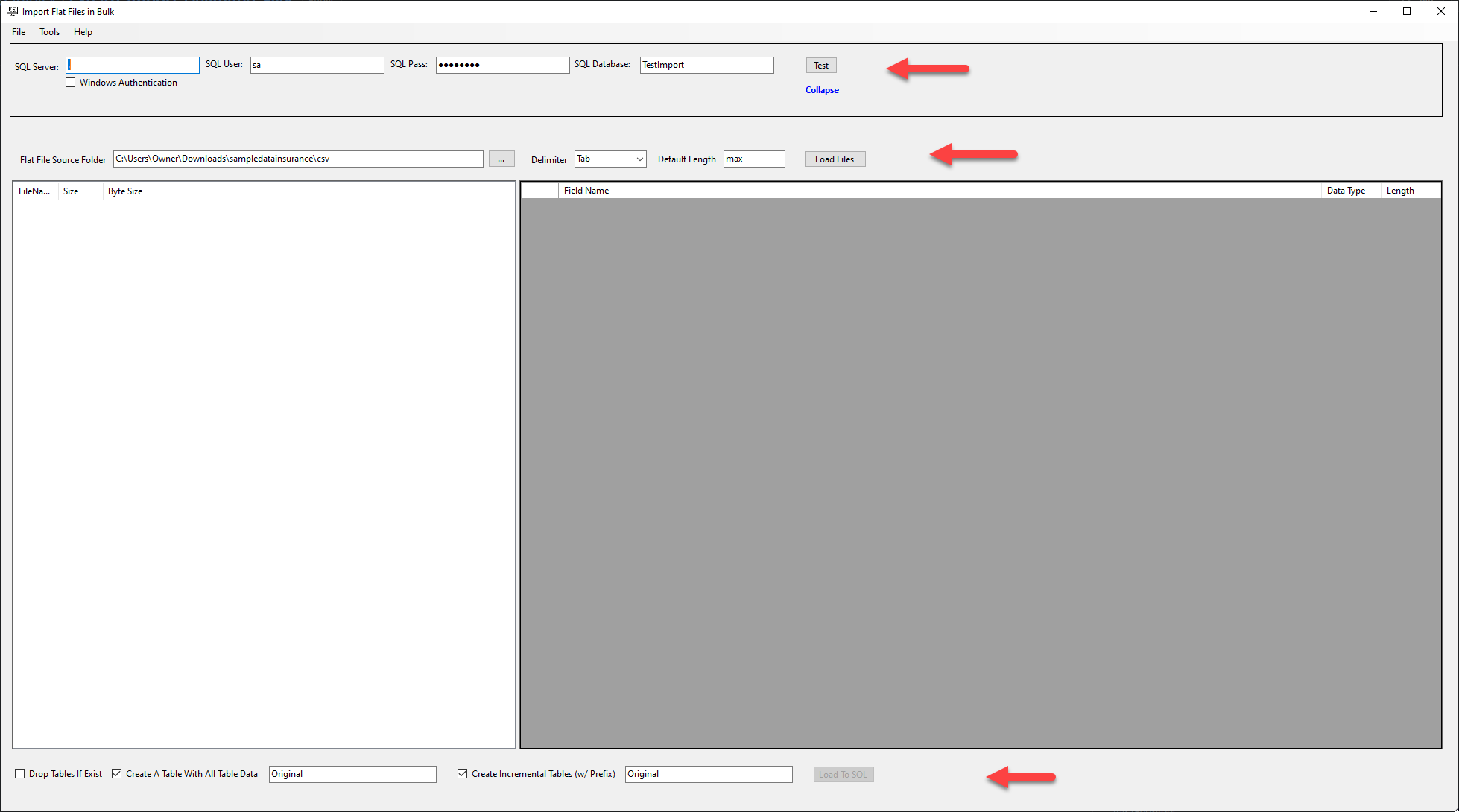 Updated form to allow for proper behavior when resizing the window, also setting a minimum ...