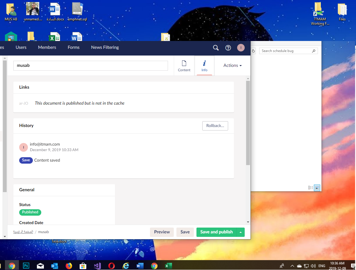 Scheduling a node makes it published but not in the cache - Umbraco 8.3.0 · Issue #7296 ...