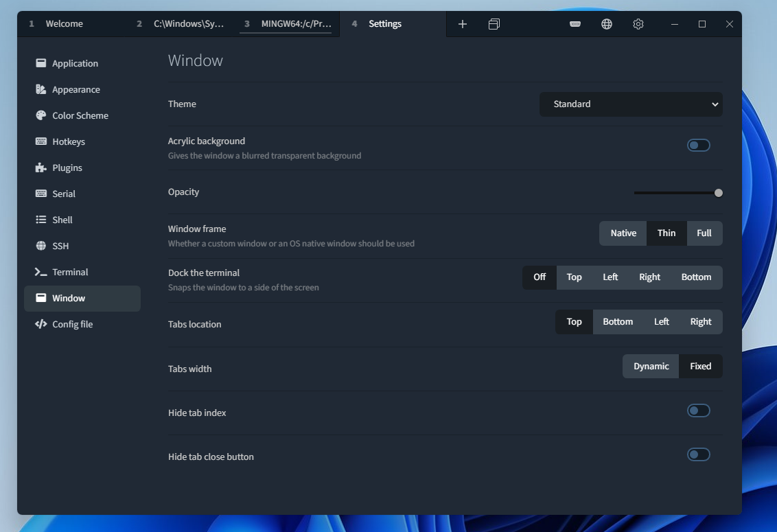 Transparent in Windows 11 · Issue #4005 · Eugeny/tabby · GitHub