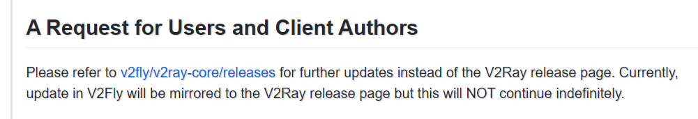 未来的core将会在v2fly下发布，请开发者修改下软件检查更新的地址 · Issue #849 · 2dust/v2rayN · GitHub