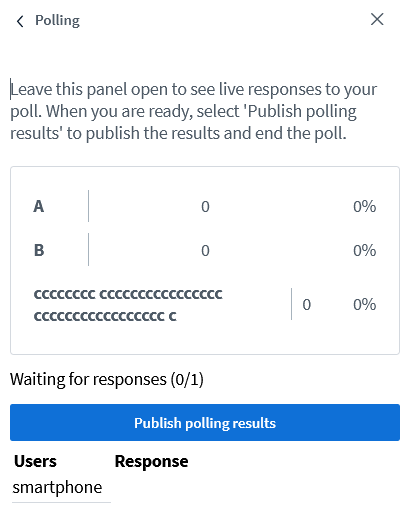 Polls: adaptive results table · Issue #12445 · bigbluebutton/bigbluebutton · GitHub