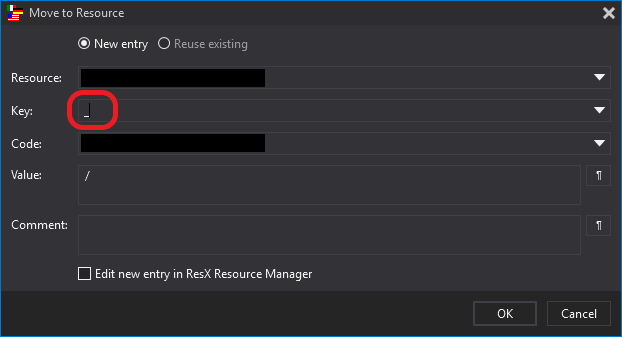 Bad caret visualization on Move to resource utility with Visual Studio dark theme · Issue #171 ...