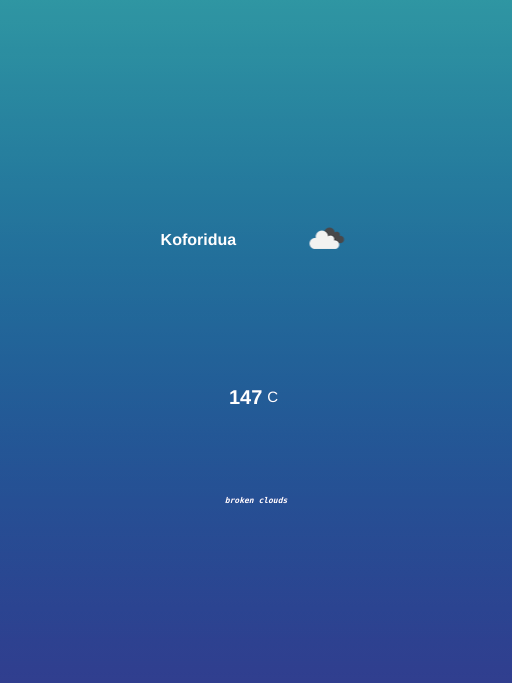 GitHub - Afroprogrammer/myWeatherApp