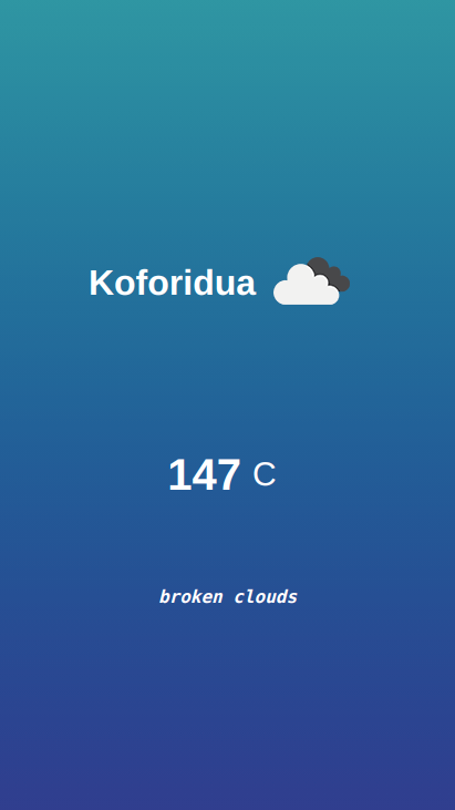 GitHub - Afroprogrammer/myWeatherApp