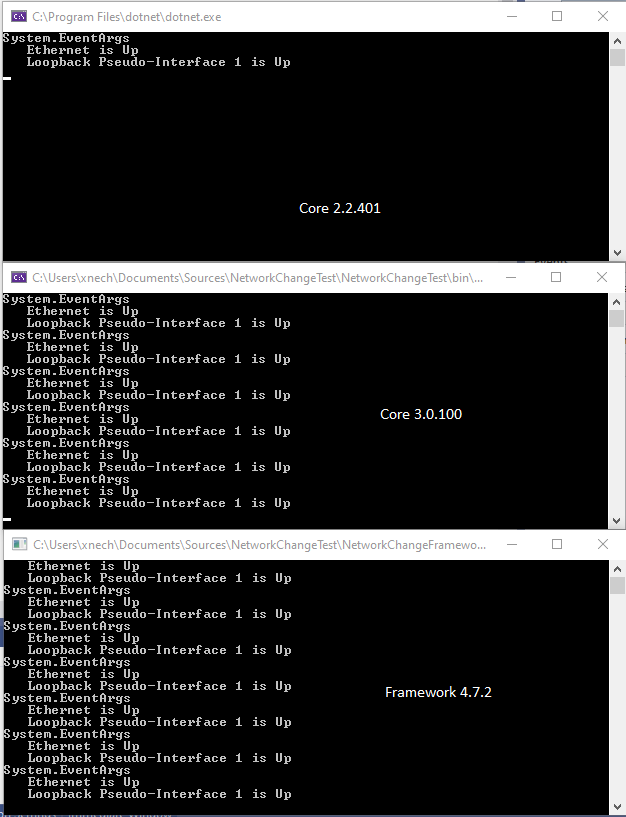 NetworkChange.NetworkAddressChanged bug · Issue #30903 · dotnet/runtime · GitHub