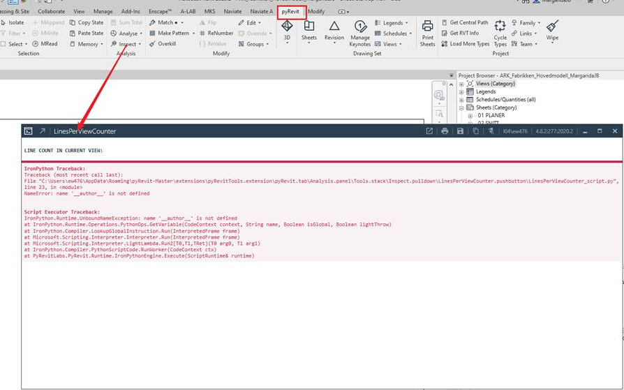 Pyrevit Error Name Author Is Not Defined · Issue 1087 · Pyrevitlabs Pyrevit · Github