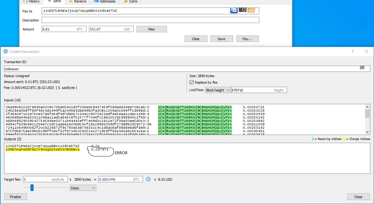 Electrum 4.1.2 is changing my manual fees · Issue #7216 · spesmilo/electrum · GitHub